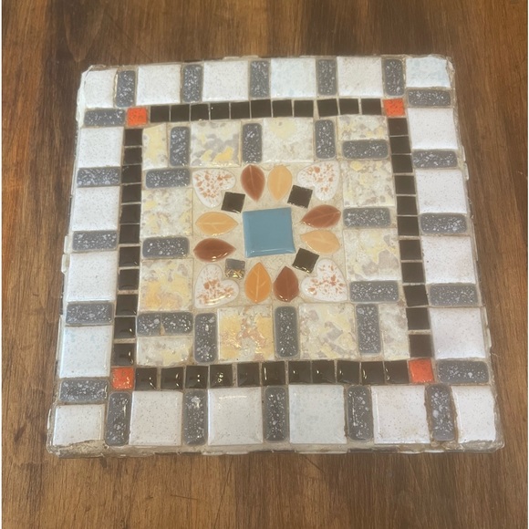 Hand Crafted | Kitchen | Handcrafted Mosaic Tile Hot Plate Trivet Boho ...